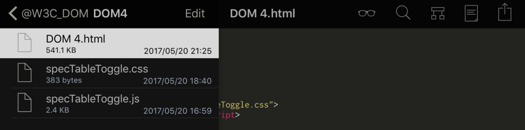 W3C 仕様書用、『目次階層Nice.js』作って見た : AzumaのWeblog