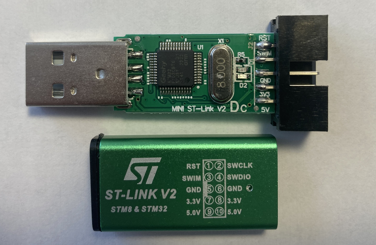 Arduino-IDEからSTM8S103F3P6ボードのLチカ書き込み実験 （ST-Link V2 中華クローン経由） : DIY的実験室