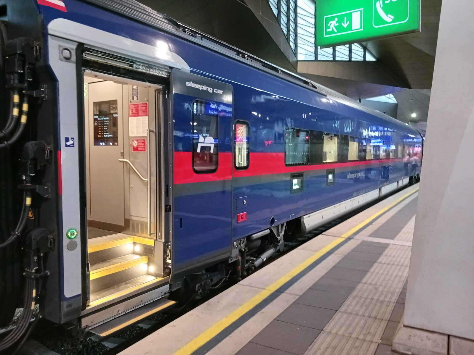 無駄に日記:欧州旅行2024 4日目（2）～新型Nightjet