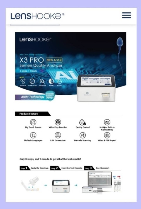 精子運動・形態解析装置LensHooke（レンズフック）と採卵日の費用につきまして : 不妊治療専門「バンコクIVFクリニック（旧名バンコク ...