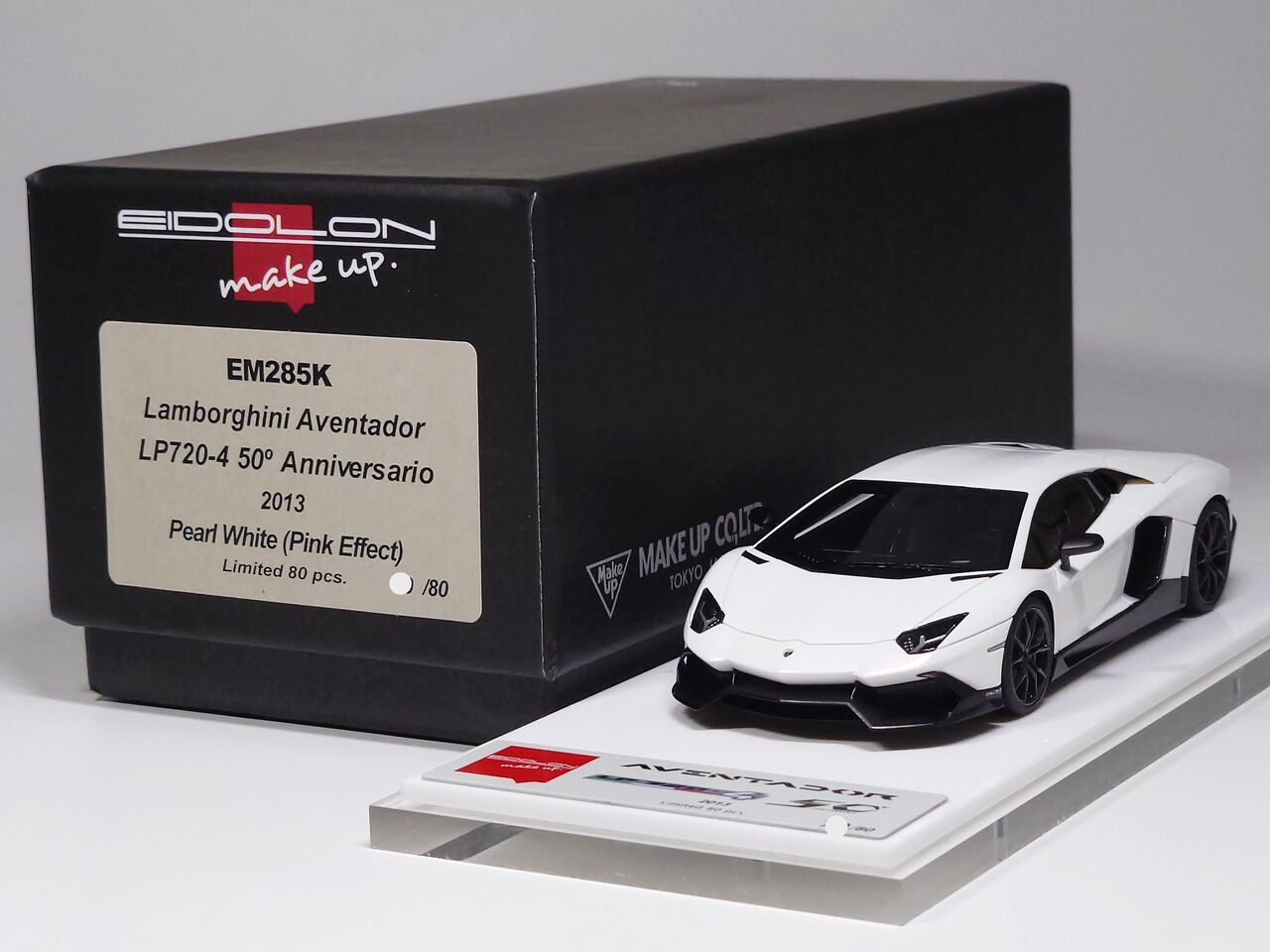 やはり綺麗な....EIDOLON 1/43 Lamborghini Aventador LP720-4 50° Annversario ...