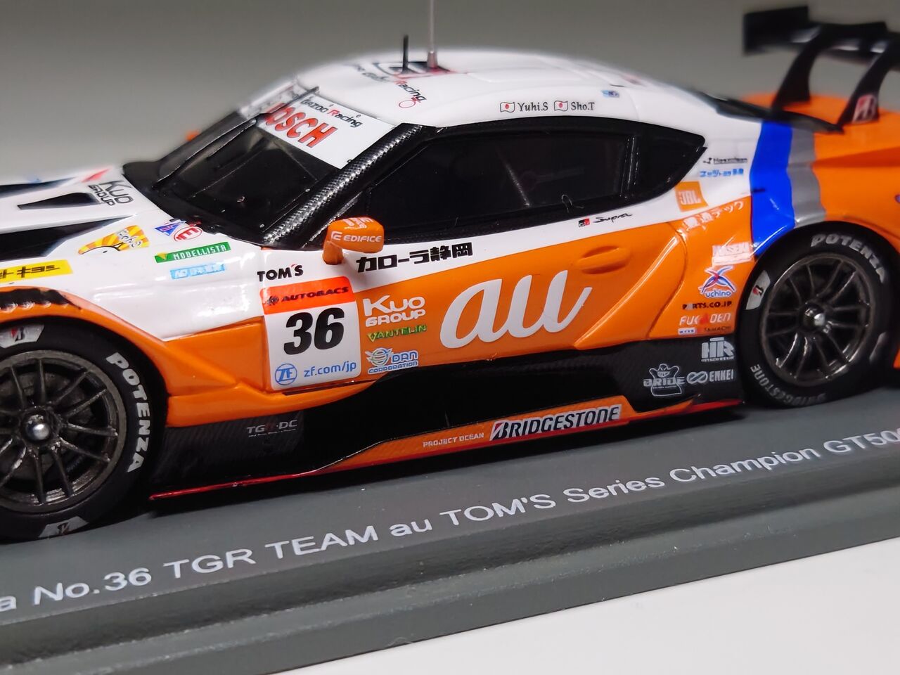 忘れた頃に..Spark 1/43 au TOM'S GR Supra No.36 TGR TEAM 忘れた頃に..Spark 1/43 au TOM'S GR Supra No.36 TGR TEAM