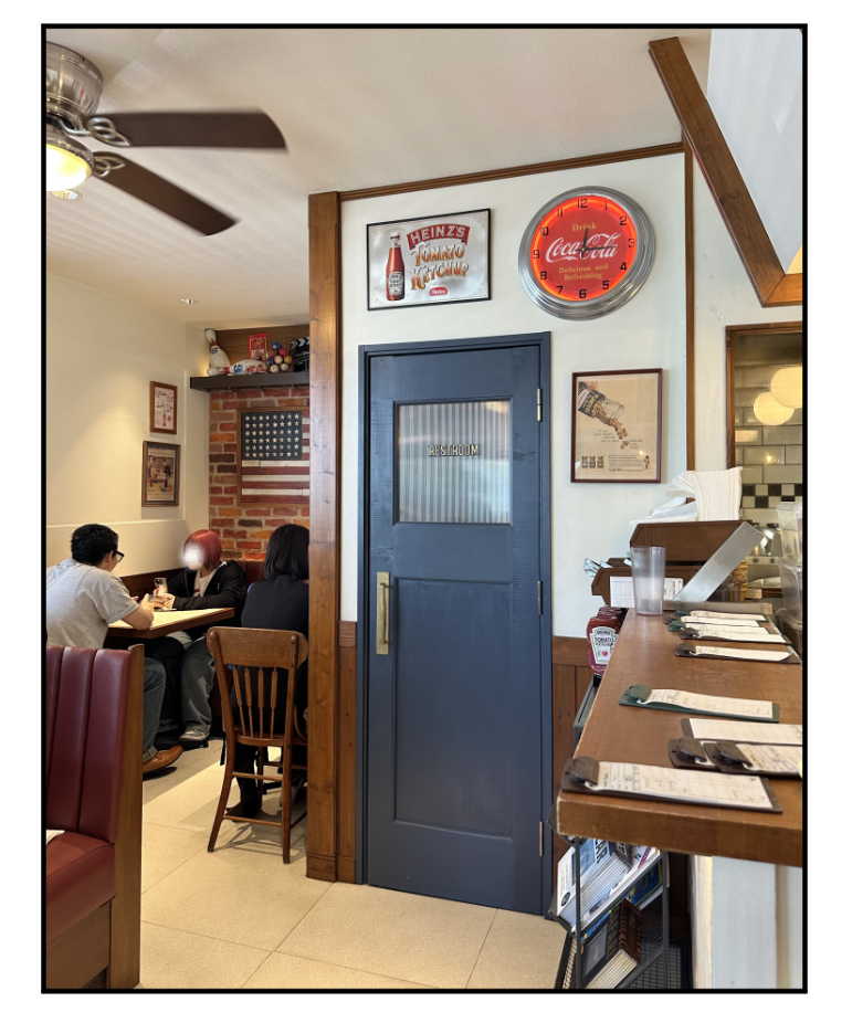 本格的なアメリカンダイナー【幕張本郷】Hey's Diner : エマさんのおしゃべり絵日記