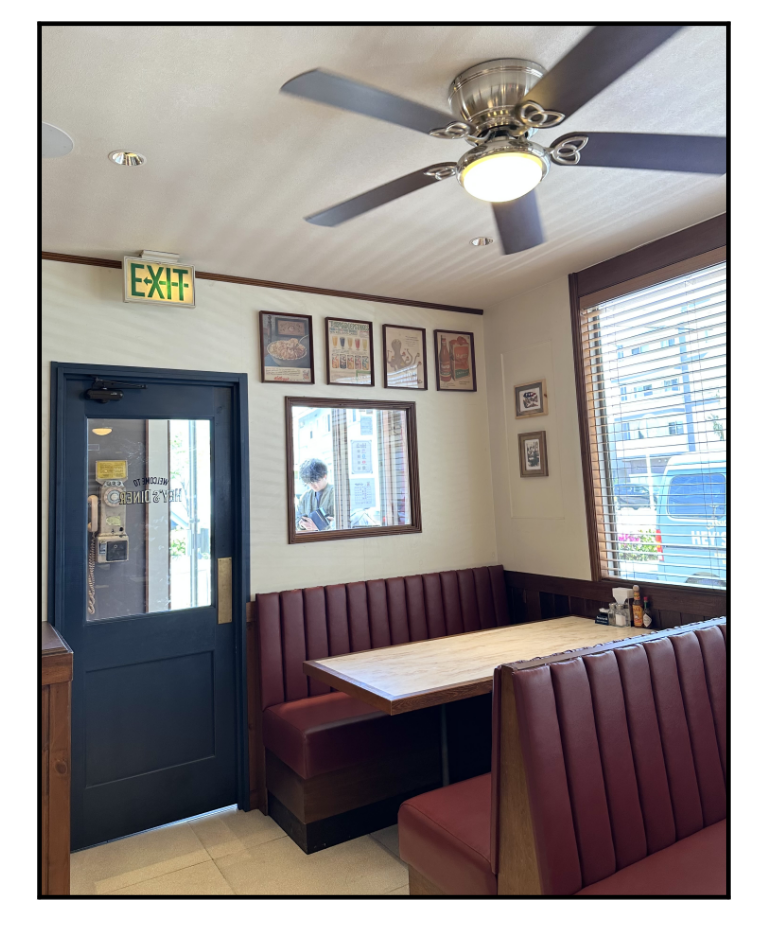 本格的なアメリカンダイナー【幕張本郷】Hey's Diner : エマさんのおしゃべり絵日記