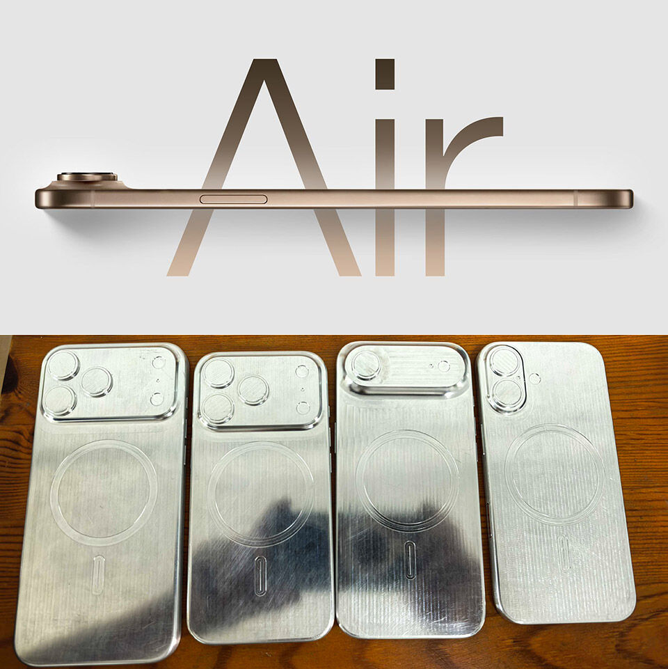 iPhone 17 Air : les premières images du prototype révèlent une ...