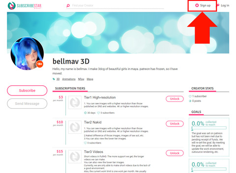 Subscribe Star.adultの登録方法と使い方 : bellmav Gallery