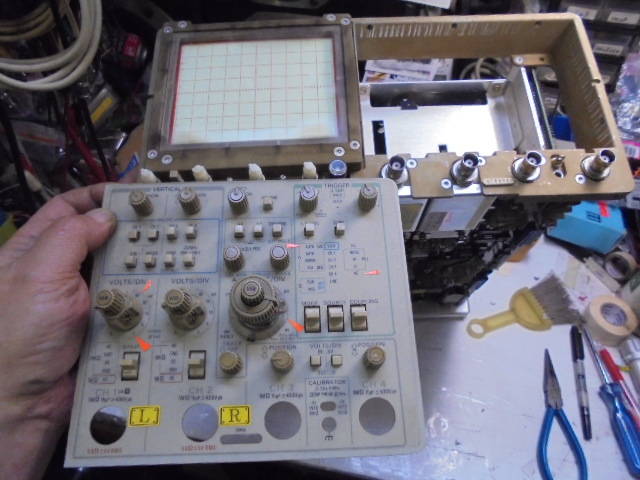 Tektronix_2245(オシロスコープ）整備と調整(2台目） : 世界一高額なオーディオ機器チューンUP！店のブログ