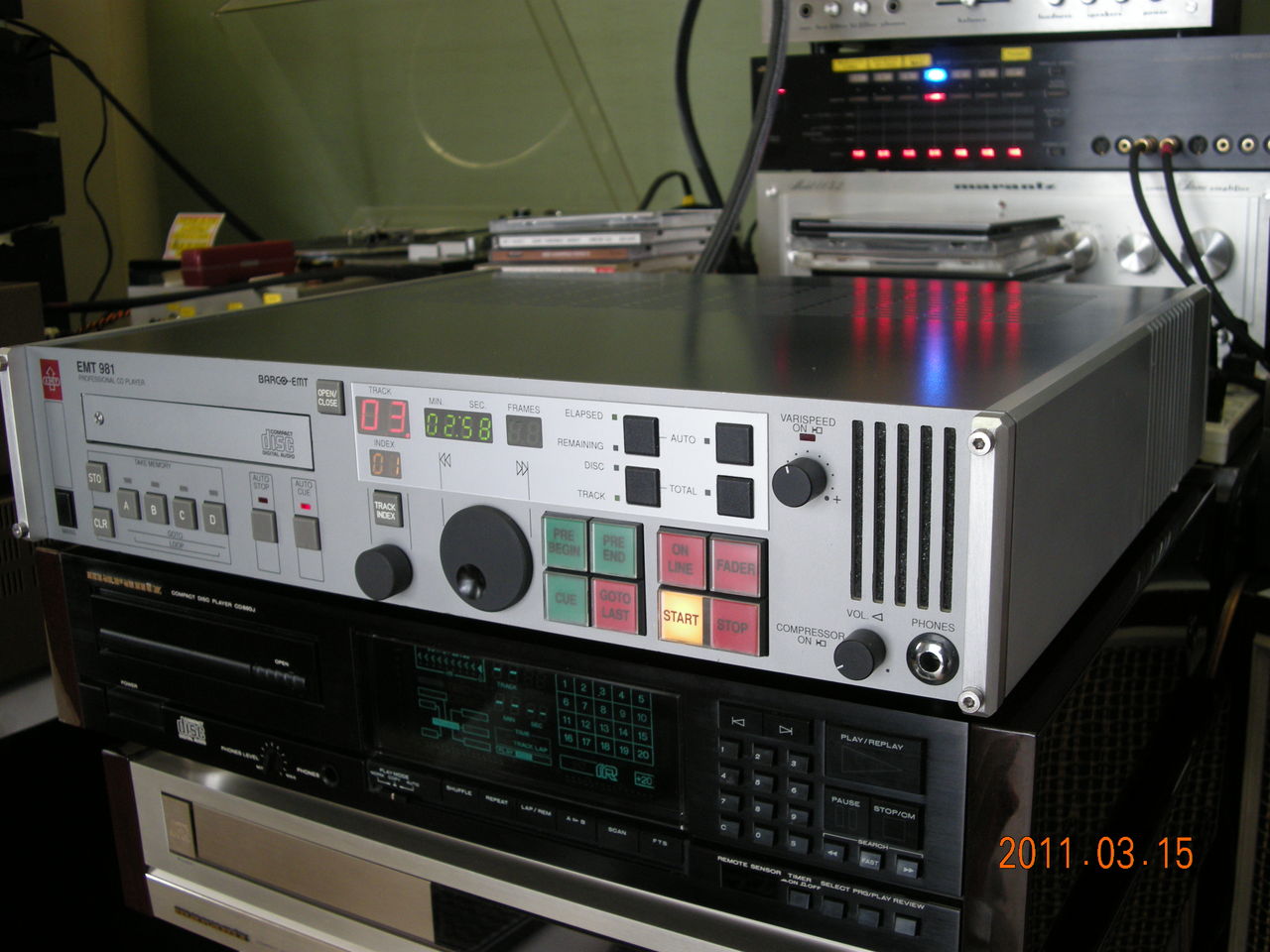 EMT981_チューUP記・・・・・（写真を追加いたしました追記） : 世界一高額なオーディオ機器チューンUP！店のブログ