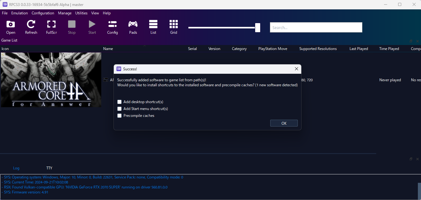 ACfAをパソコンで完璧に稼働させる【PCFA】 : 今からやるACfA対人