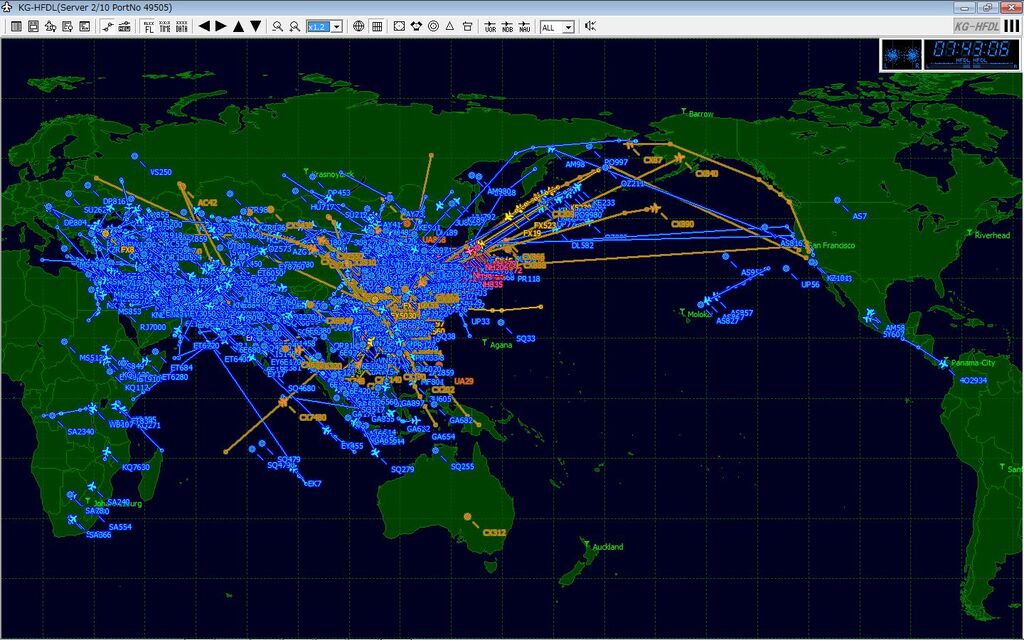 KG-ACARS HFDL VDL MCAに感謝 受信方法 受信記録のブログPlus RTL-SDR Ando Malachite ...