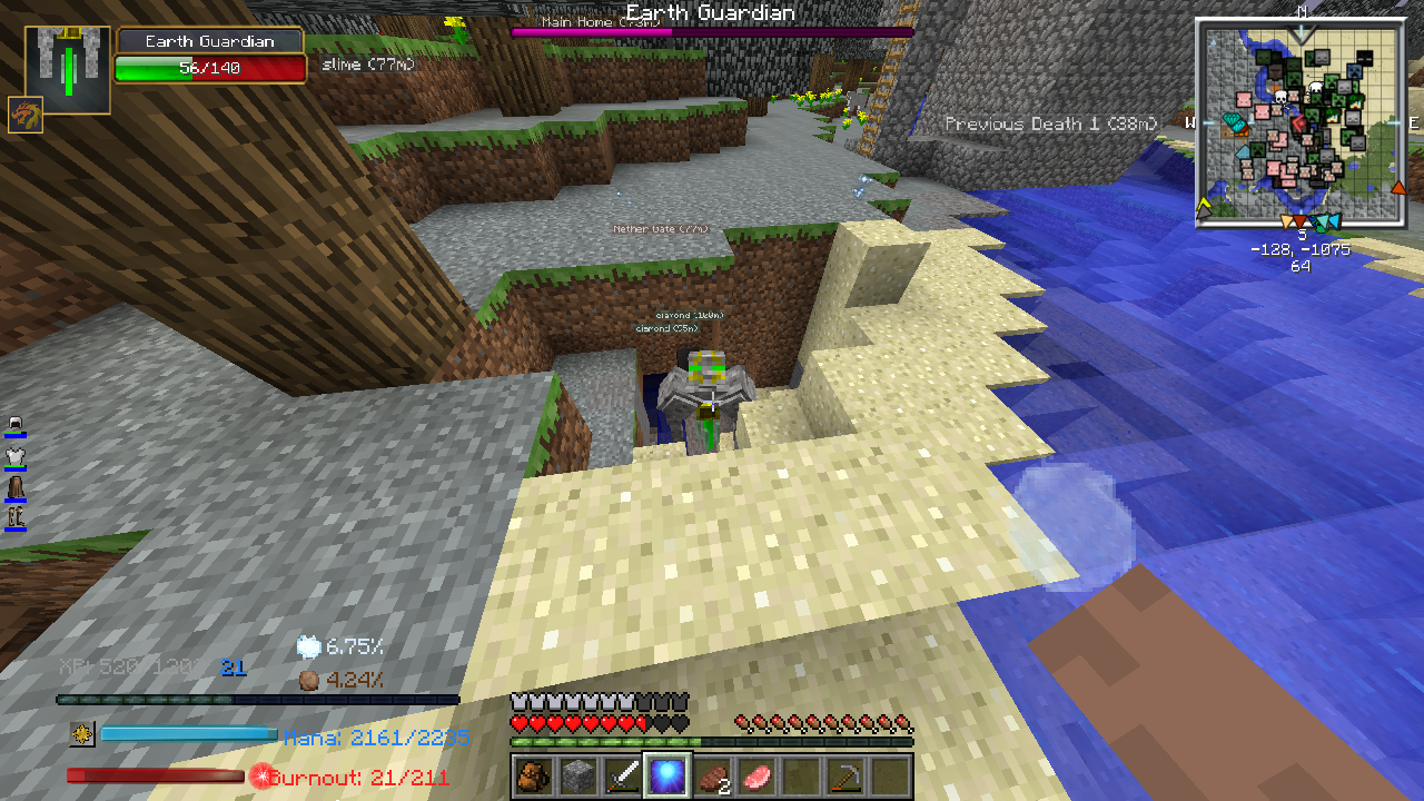 ArsMagica2 part26 ～激闘（？）大地のガーディアン！！～ : 一歩一歩着実にminecraft mod日記