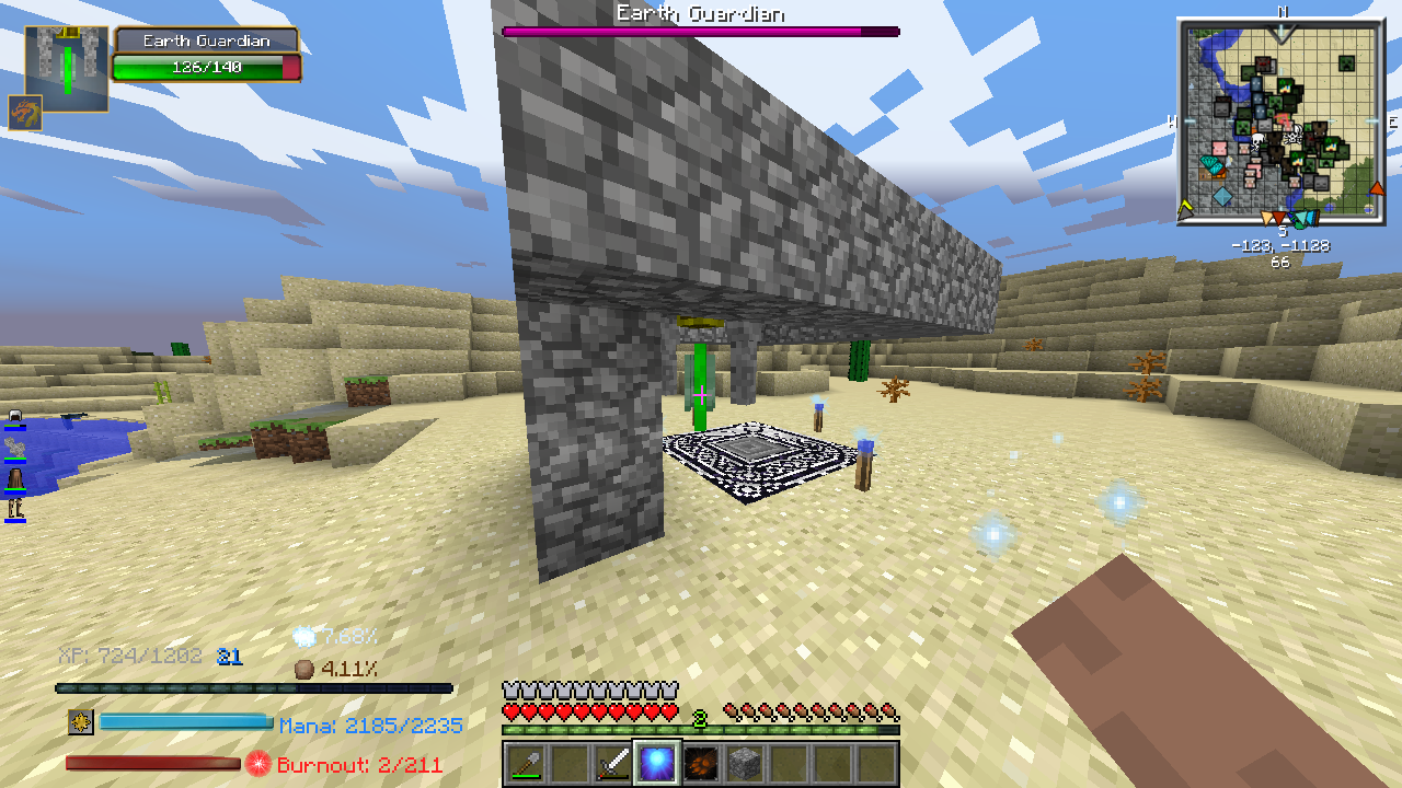 ArsMagica2 part26 ～激闘（？）大地のガーディアン！！～ : 一歩一歩着実にminecraft mod日記