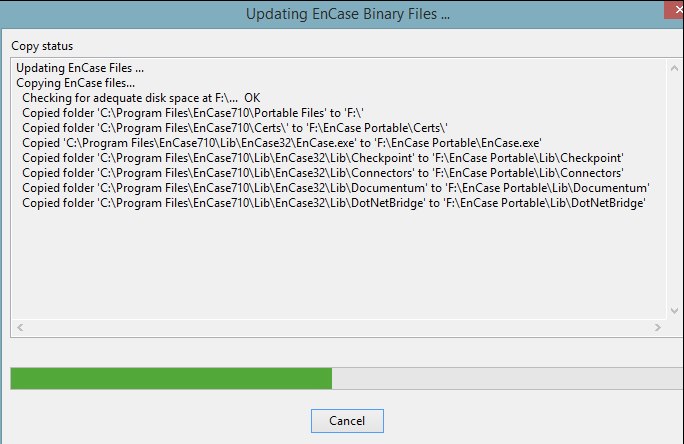EnCase 7.10でEnCase Portableを作成する : クライアントが今日来てほしいと言ってます