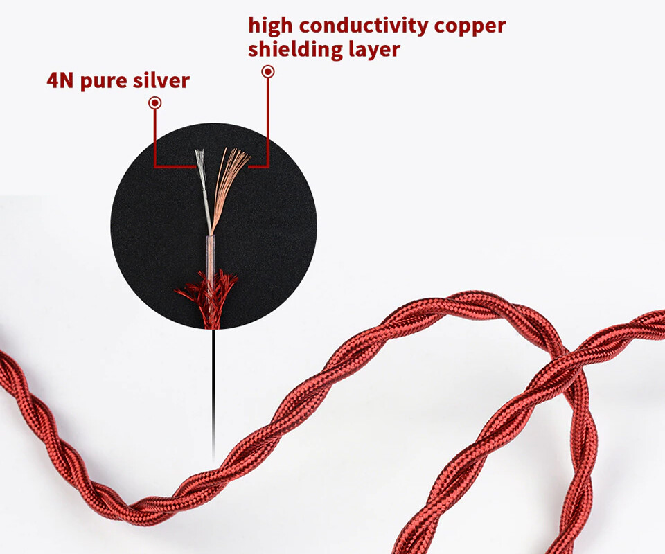 bisonicr keep walking. : 「NICEHCK RedAg」 4N 純銀 同軸線 ケーブル ／ 20ドル以下で高純度純銀線 ...