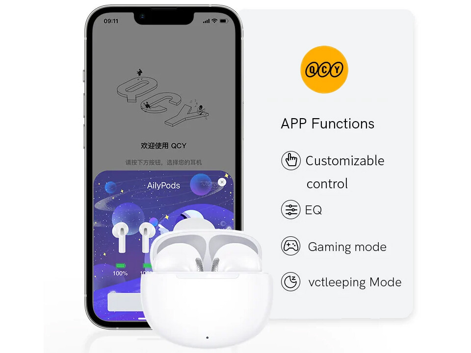 bisonicr keep walking. : 「QCY T20 AilyPods」 お手頃価格ながらBluetooth 5.3に68msの ...