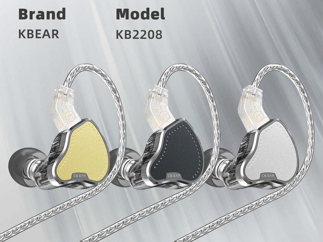 KBEAR PECKER」 (啄木鳥 / KB2208) クセ強めドライバーで2BA+1DD KBEAR PECKER」 (啄木鳥 / KB2208) クセ強めドライバーで2BA+1DD