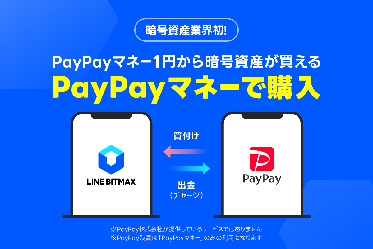 PayPayマネーで購入（PayPay連携サービス）の使い方 : LINE BITMAX 公式ブログ