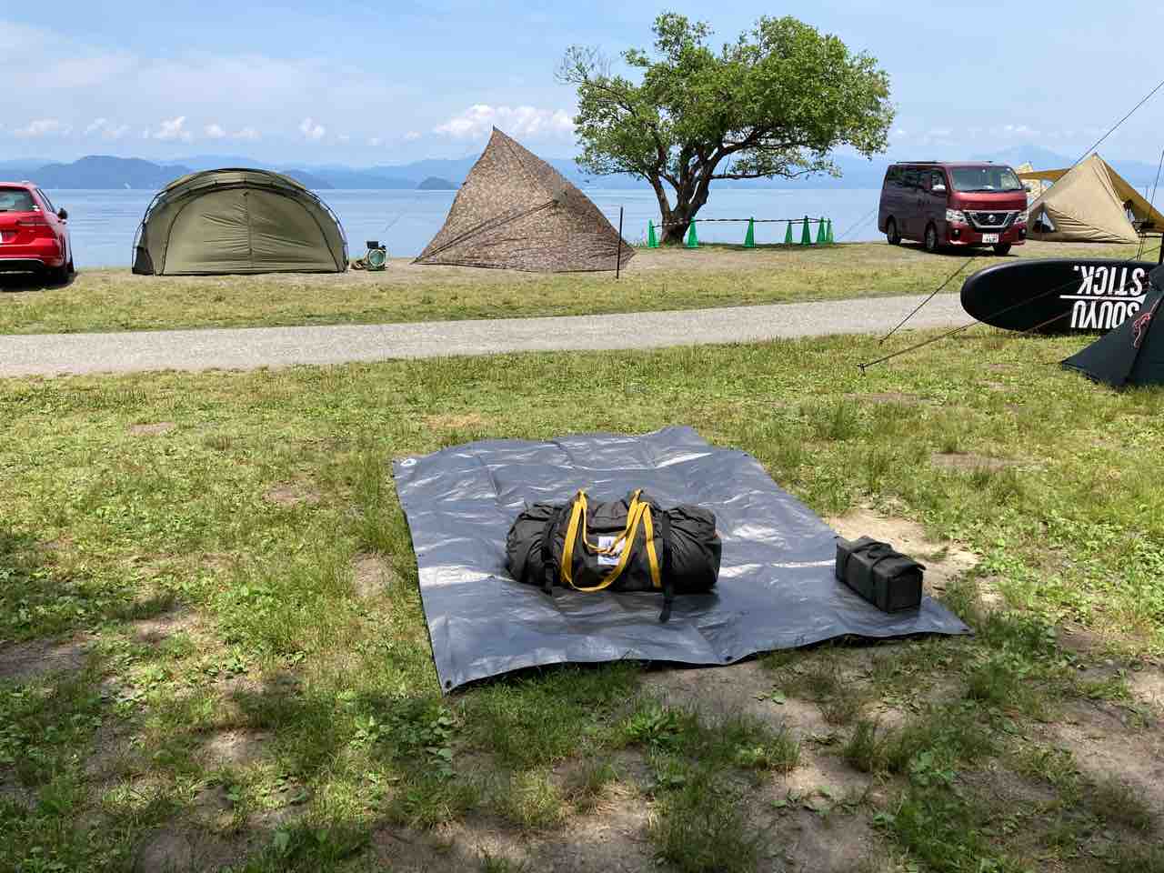 梅雨の前に楽しむびわ湖キャンプ : Biwako Camp