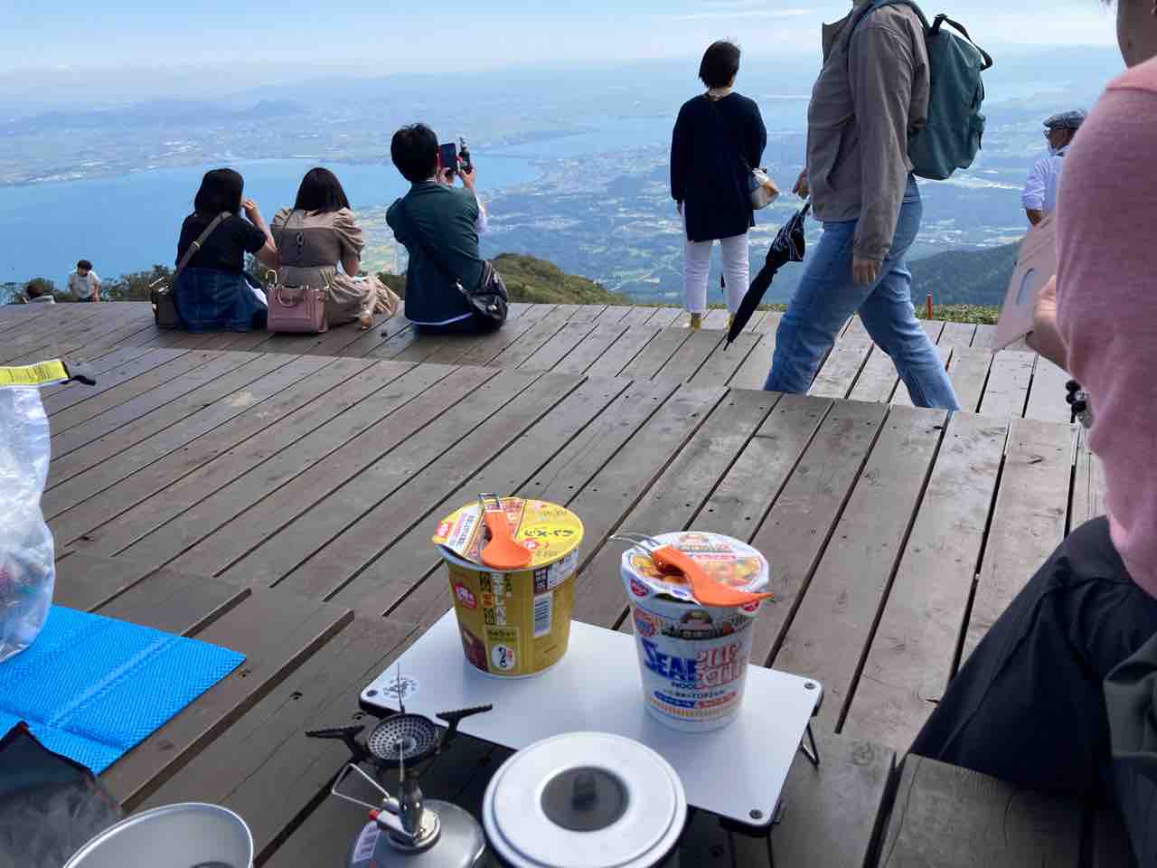 びわ湖を望む山でプチディキャン！ : Biwako Camp