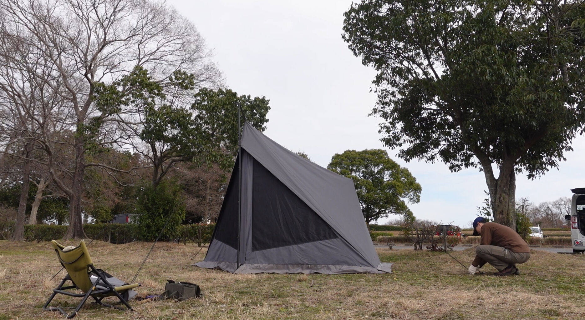 ダイヤフォートTCで冬キャンプ : Biwako Camp
