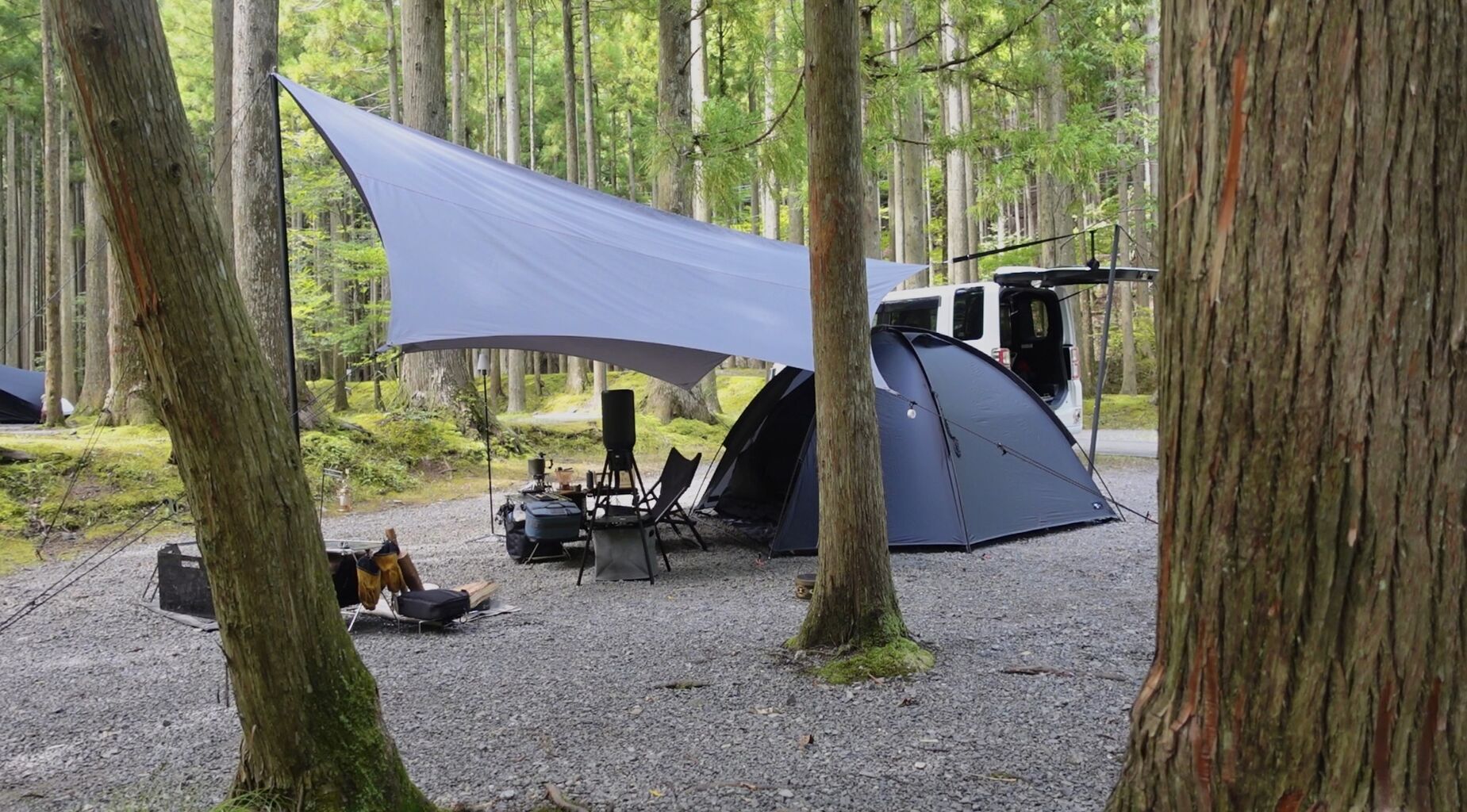 キャンプシーズン初めを楽しんでます : Biwako Camp