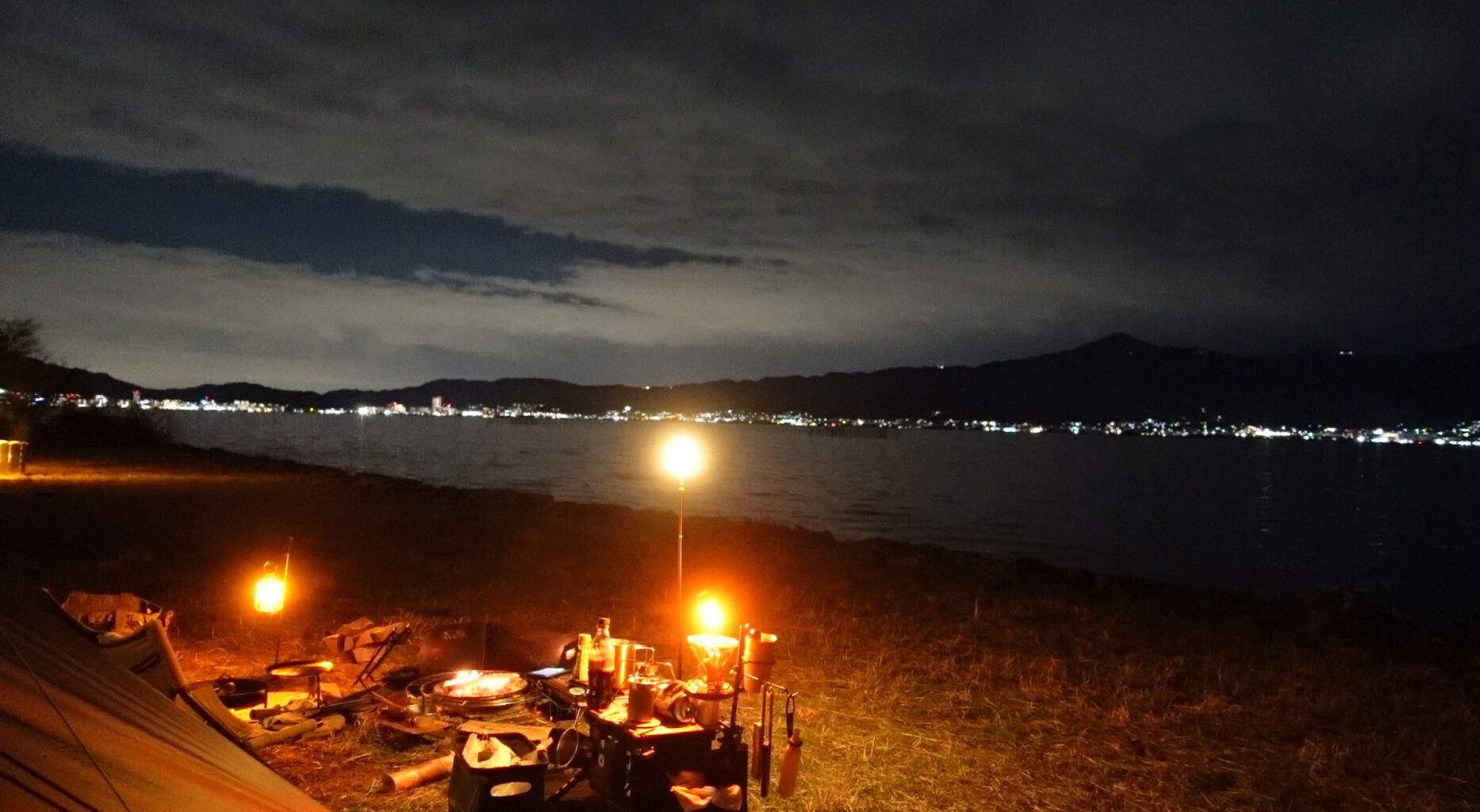 寒波明けのびわ湖キャンプ 後編 : Biwako Camp