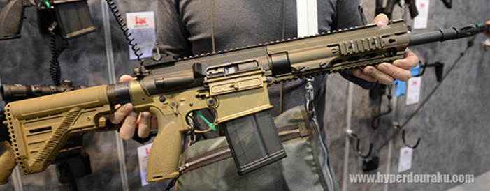 イラク、アフガニスタンの戦場で7.62mm×51弾クラスのバトルライフルの有用性が再評価されHK416と共に開発されたH&K HK417とは ...