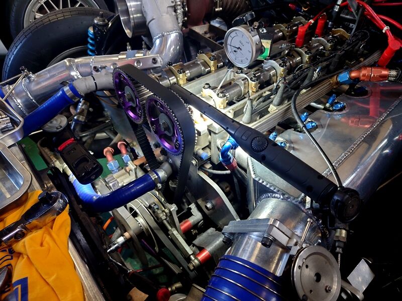 RACE準備 DragChute Vタイミング Boost調整 : Blackline Drag Racing