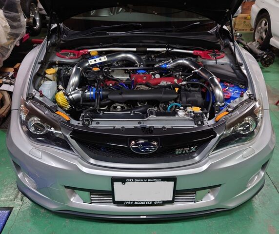 インプレッサ GVB 完成 : Blackline Drag Racing