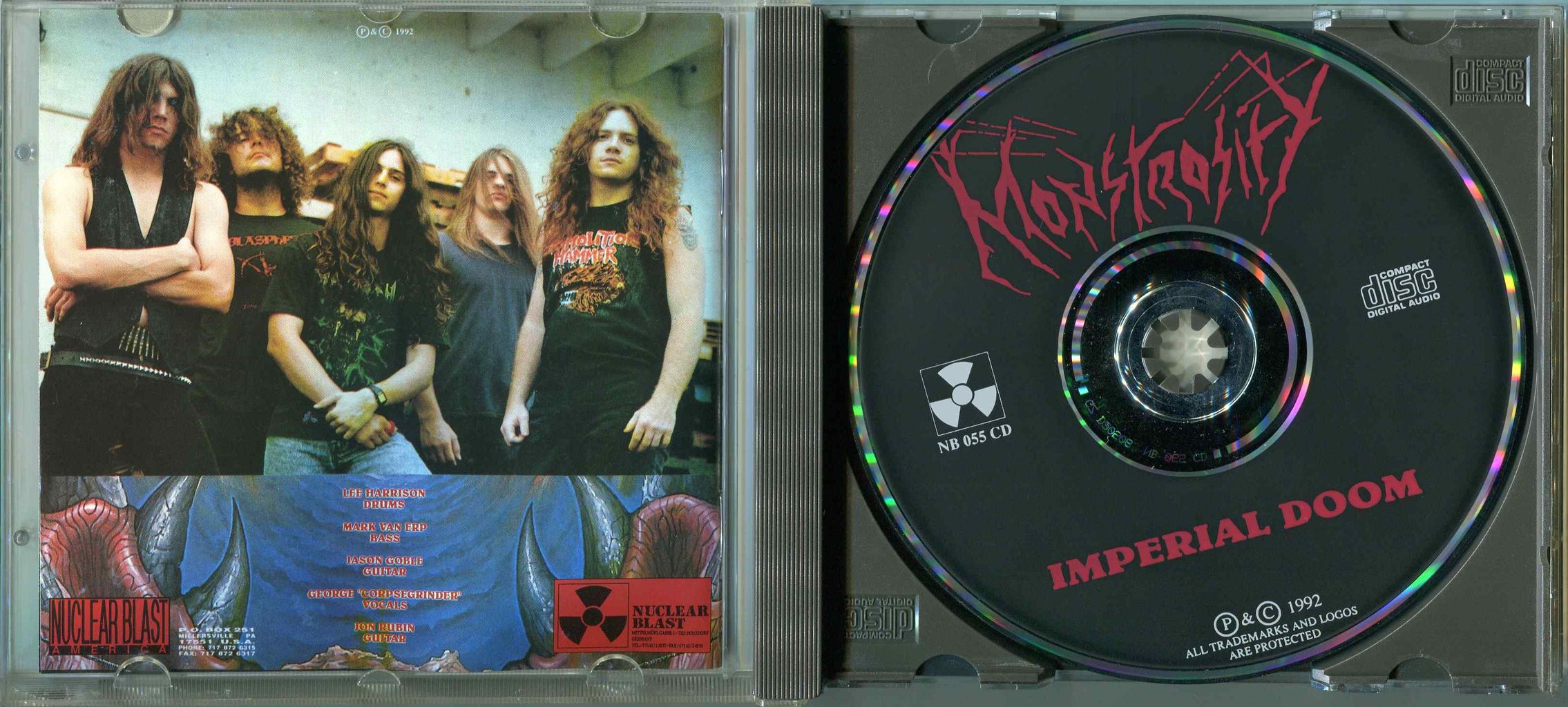 BLACK & DEATH METAL MANIACS : MONSTROSITY/IMPERIAL DOOM
