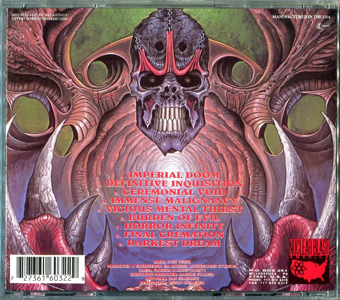 BLACK & DEATH METAL MANIACS : MONSTROSITY/IMPERIAL DOOM