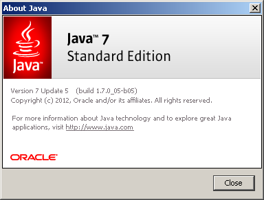 Java 7 Update 5 と Java6 Update 33 - Windows 2000 Blog