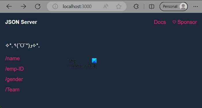 WindowsコンピュータにJSONサーバーをインストールする方法 : blogcacanhminiのblog