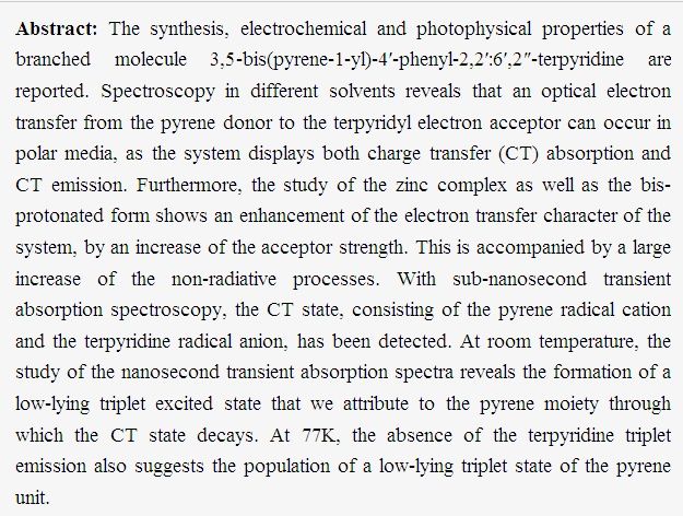 Terpyridine-bis-Pyrene系のエキシマー発光 : blogchemistry