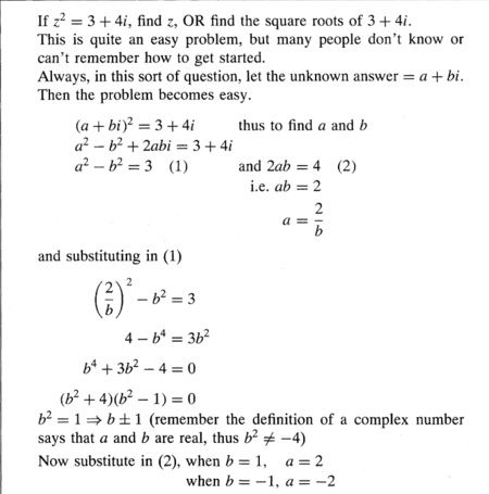 Kidsの複素数事始、Complex Numbers Made Simpleから : blogchemistry