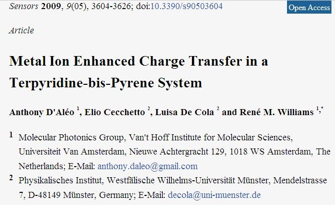 Terpyridine-bis-Pyrene系のエキシマー発光 : blogchemistry