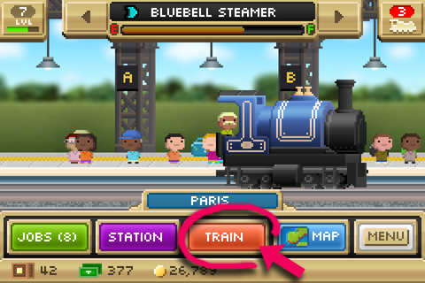 【Pocket Trains】 自分の電車の名前を変更する方法 : へなちょこマッピング