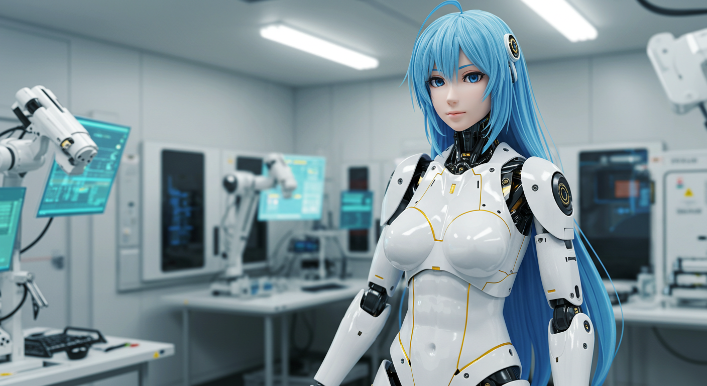 ロボット娘のイラスト（1） : 個人的な偏った嗜好のイラスト部屋