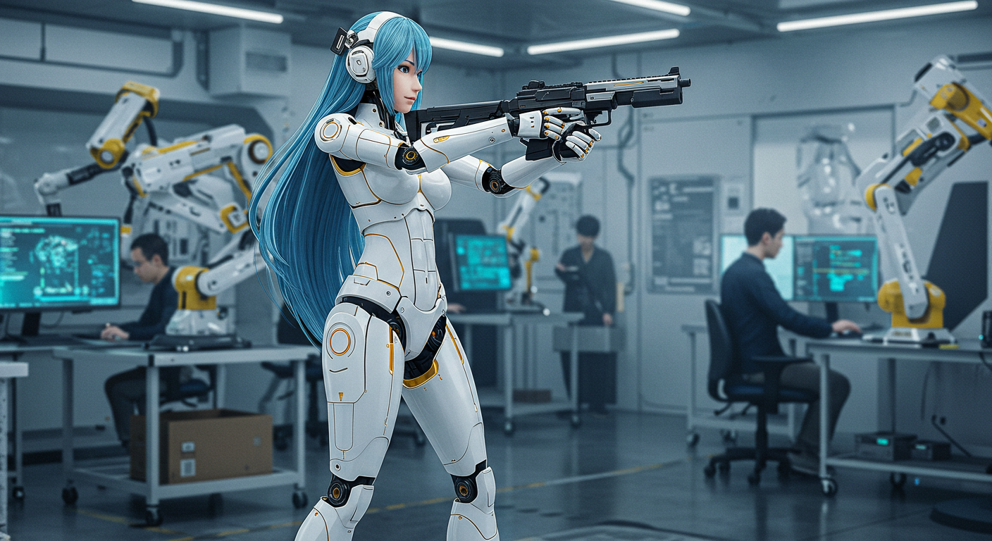 ロボット娘のイラスト（1） : 個人的な偏った嗜好のイラスト部屋