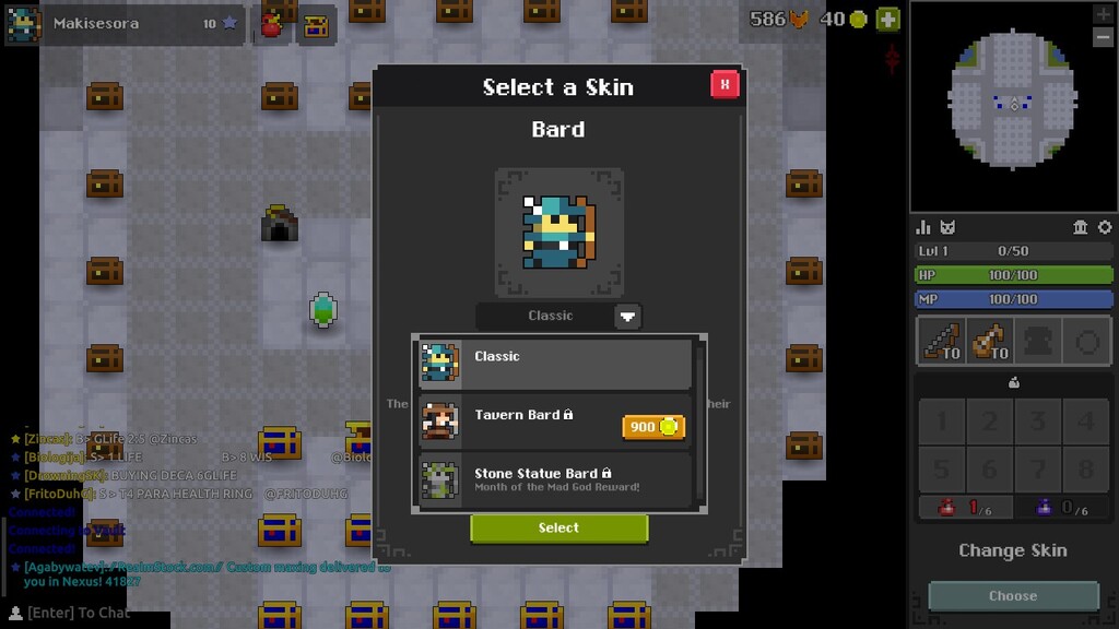 【RotMG Exalt】バードをアンロック！ : あの空へ紡ぐ写本