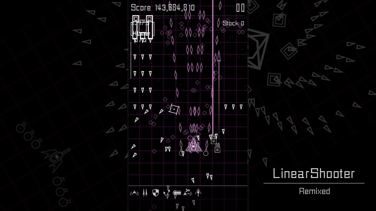 【LinearShooter Remixed】難易度Normal：Type-Bでノーコンティニュークリア！ : あの空へ紡ぐ写本