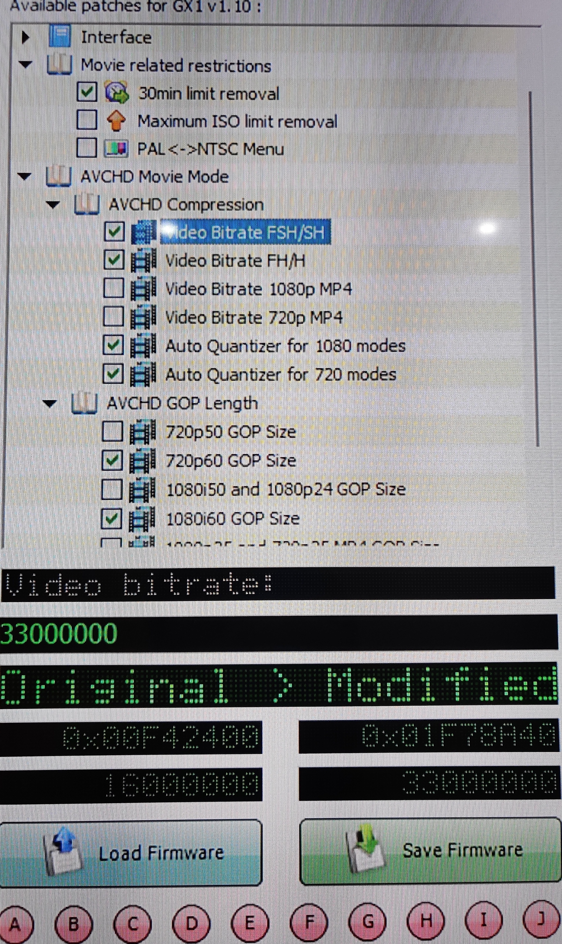 LUMIX GX1 PTool v3.66dハック : ブルーゲートのblog カメラ レンズ沼