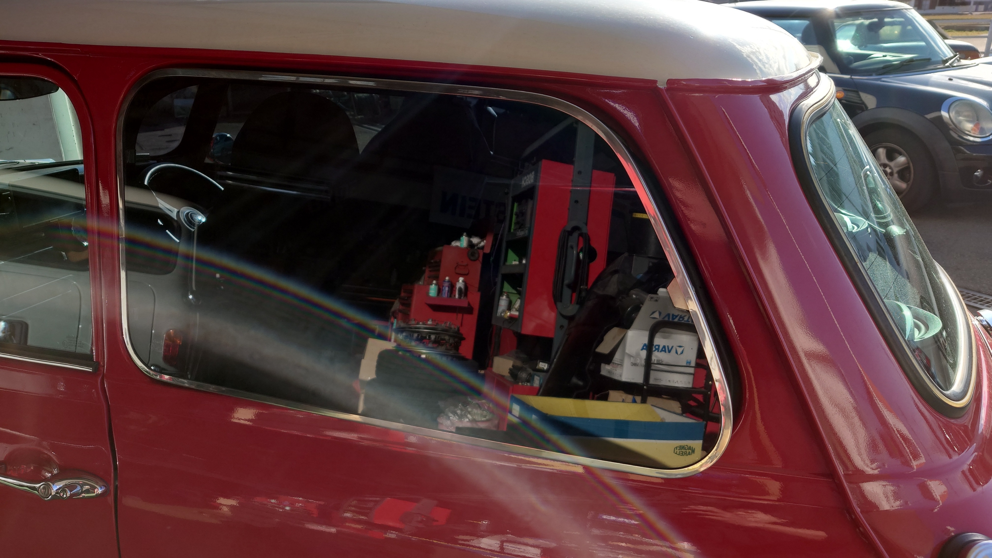 BMC日記 : ローバーミニ リアクォーターガラスゴムリフレッシュ