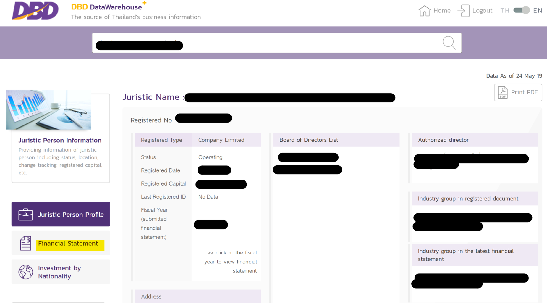 タイ商務省のData Warehouse（登記情報・決算書閲覧）について : 5分で分かるタイビジネス。（BM Accounting/BM ...