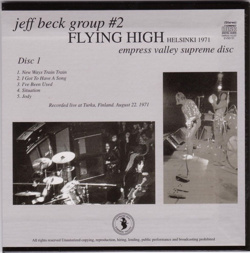 bootheaven7544のblog : Jeff Beck Group .... August 22, 1971♪