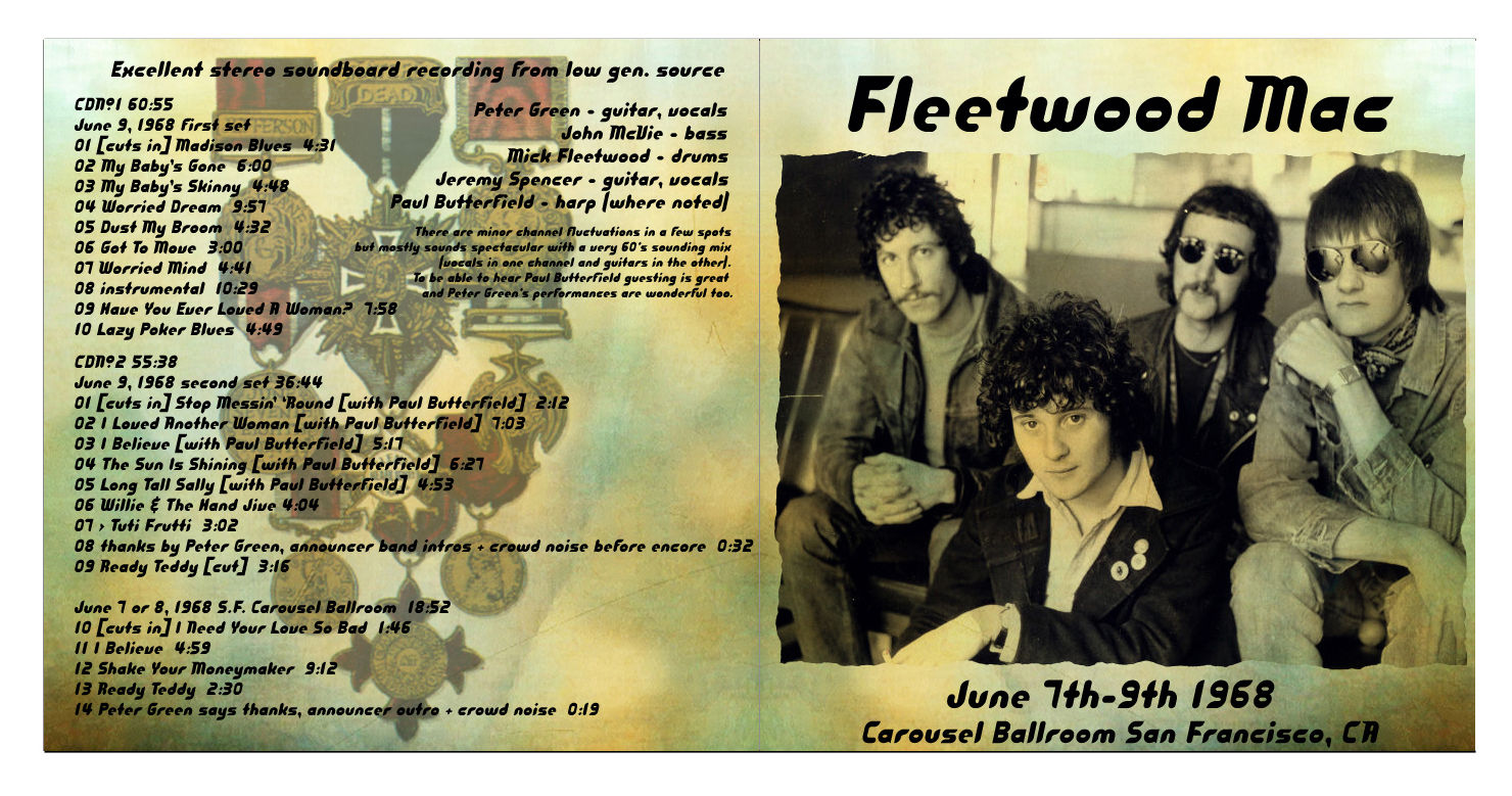 bootheaven7544のblog : Fleetwoodmac & Paul Butterfield