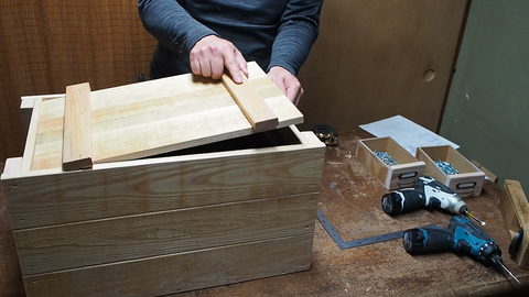 木箱を作る・その一 Woodbox : Real DIY Life ! ( Goodara-Bocchi )