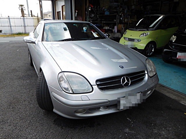 やってきましたSLK。ww～引き取りついでに東京にて花見ww・・おそらく初めてw : Bow Motor Worksの親方日記