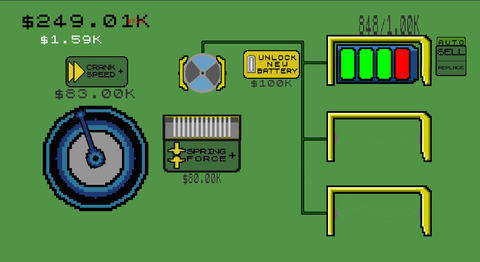 電力を供給する放置型クリッカー『Commit Battery』| フリーゲーム探訪録