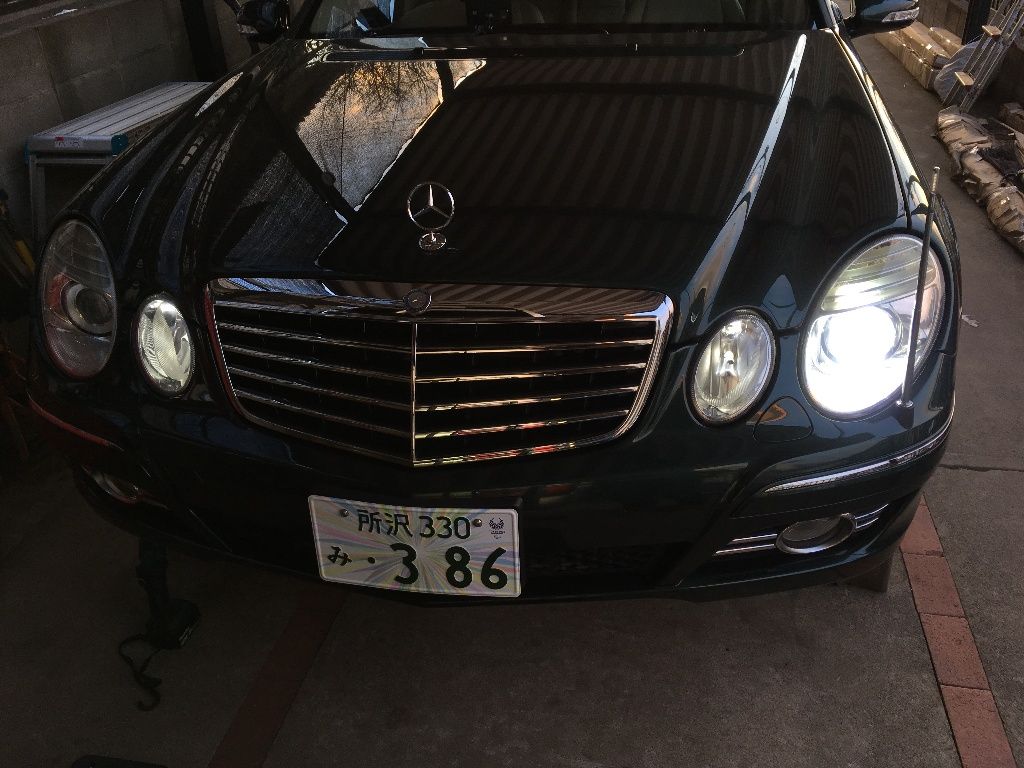 ★気まぐれ更新日記★車いじりとキャンピングカー旅行記 : W211 HID 不点灯‥
